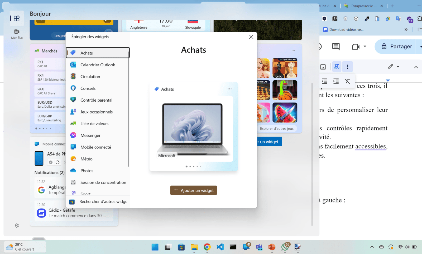 Qu'est-ce qu'un widget et comment les utiliser